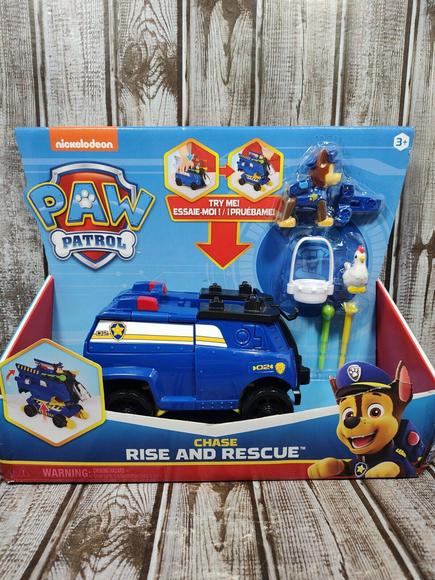 Toys | Paw Patrol Chase Rise And Rescue Transforming Toy Car W Action ...